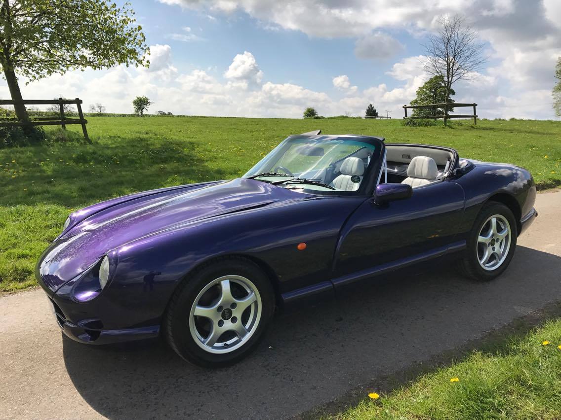 Rolex Blue TVR Chimaera 4500cc into stock - James Agger Autosport