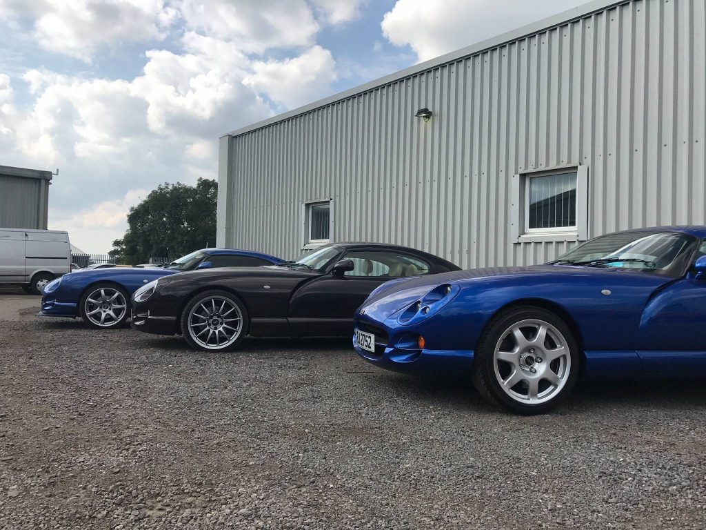 TVR Cerbera wheel options - James Agger Autosport