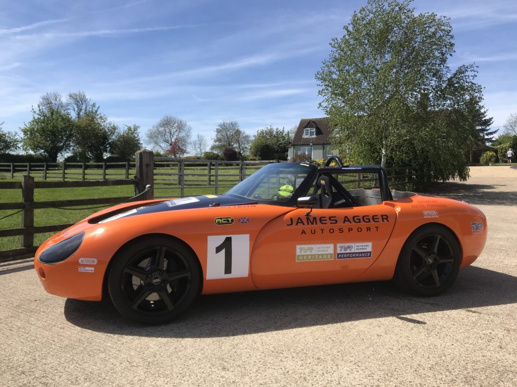 TVR Griffith racer having a blast out - James Agger Autosport