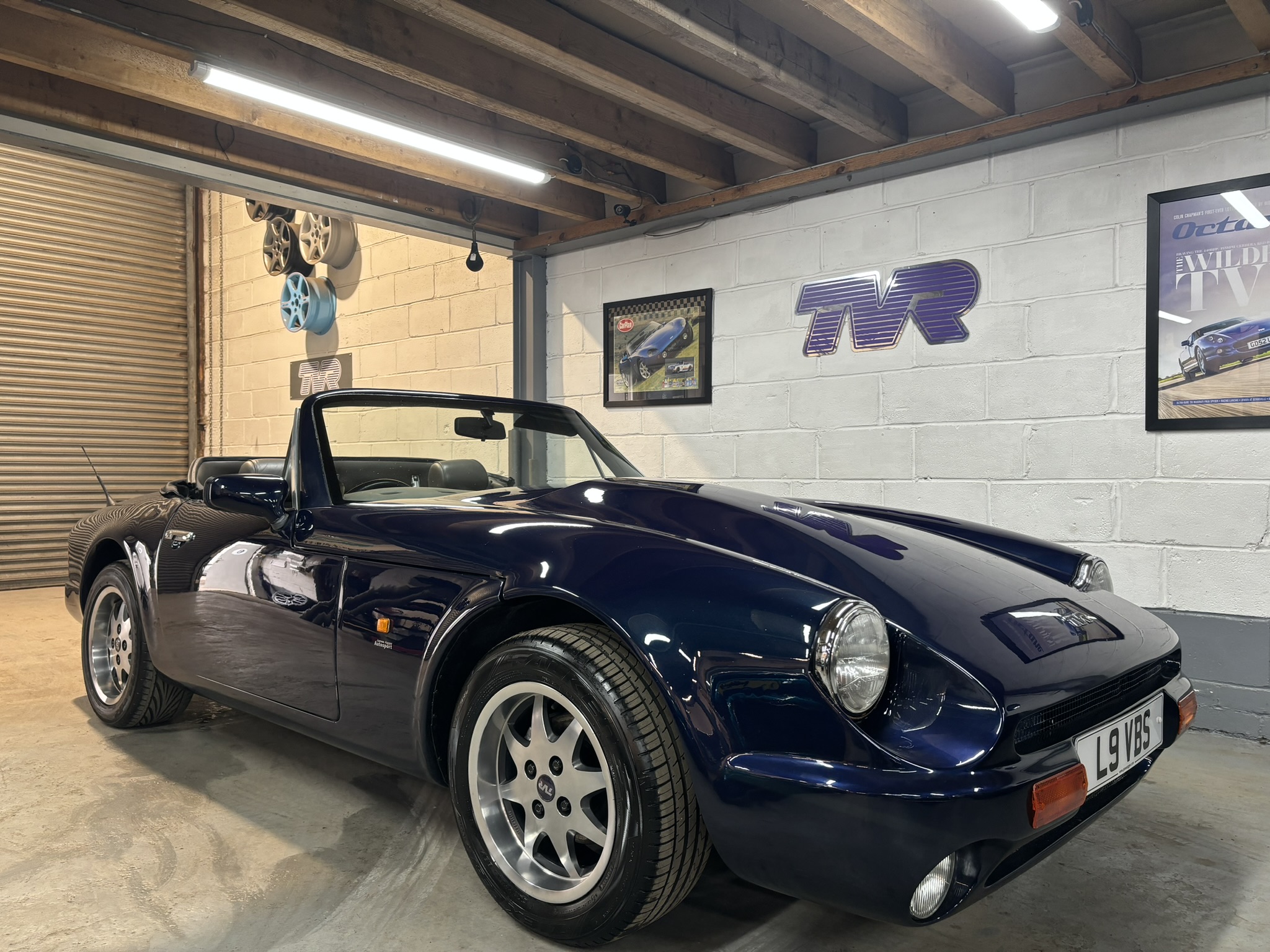 1994 L Reg TVR V8S Pearl Blue, Flint Hide, Nitrons, Gas Flowed Head ...