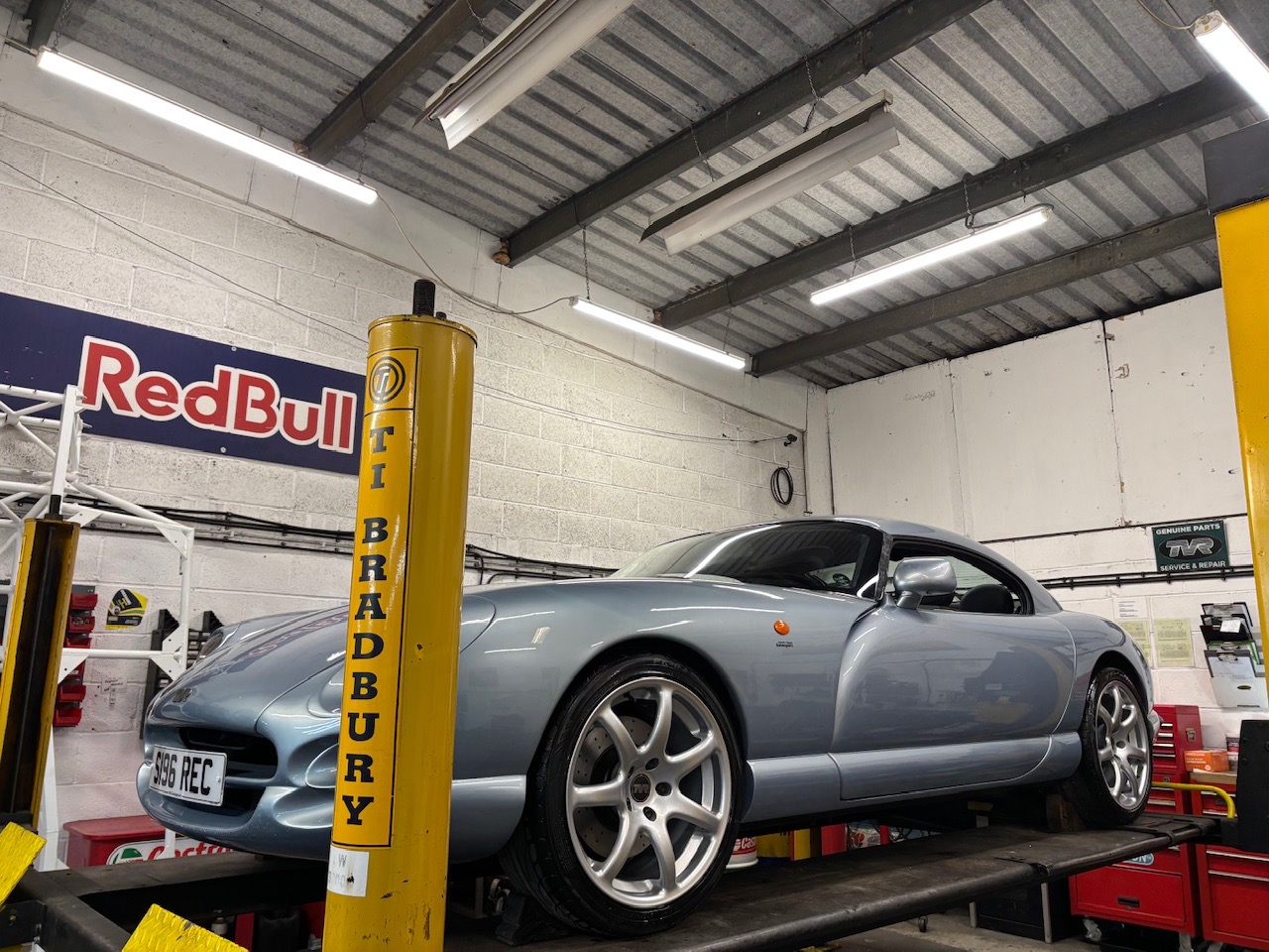 1999 TVR Cerbera 4500cc Ice Blue Metallic - SOLD - James Agger Autosport