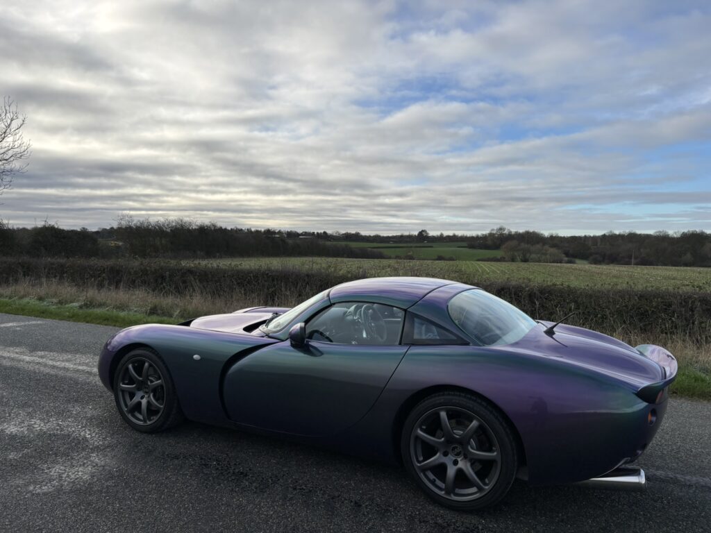 TVR Tuscan S MK1 4000cc - Reflex Purple, Azure /Atlantic Trim, - James ...